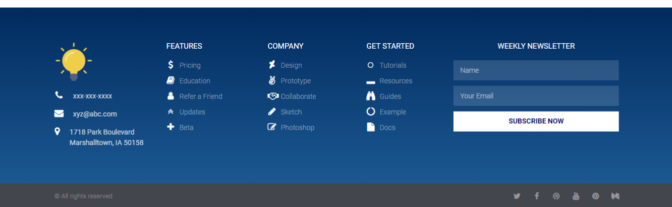 How To Create A Custom Footer Using Elementor PowerPack Addons For Elementor