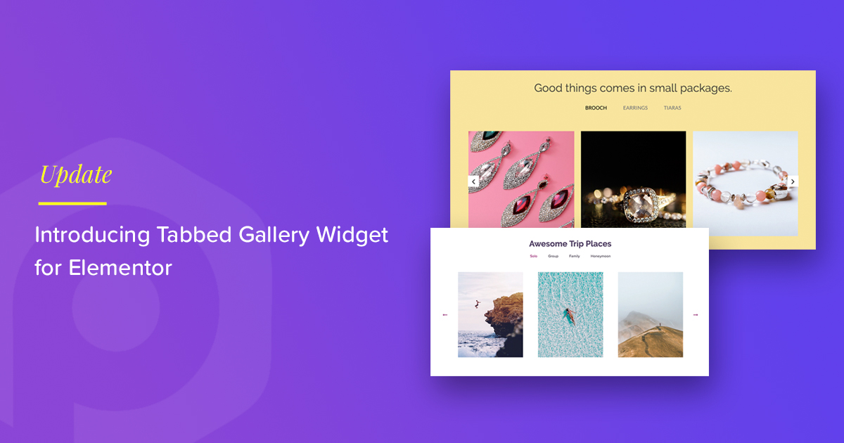 Introducing Tabbed Gallery Widget For Elementor Powerpack For Elementor