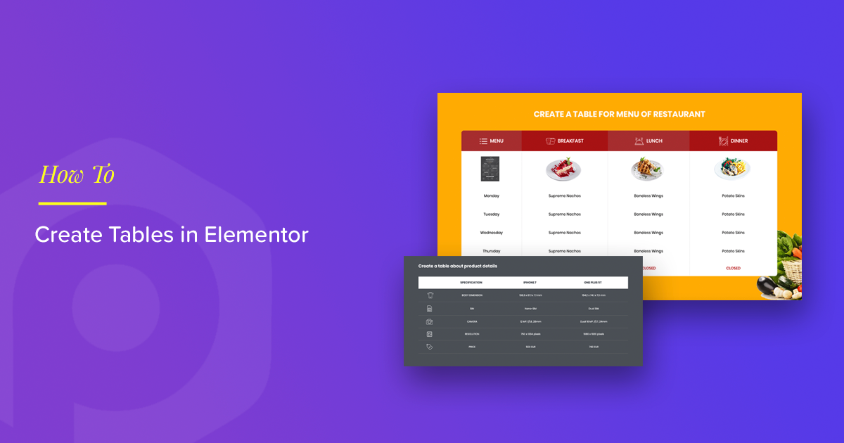 Elementor Table Widget Create A Table In Elementor In 3 Easy Steps 