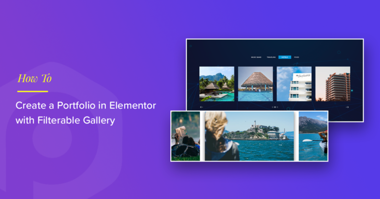 How to Create Elementor Portfolio Website or Section with PowerPack