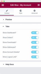 How to Customize the WooCommerce My Account Page using Elementor? - PowerPack Addons for Elementor