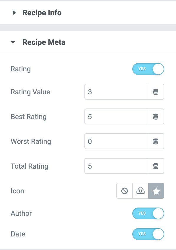 How to Create a Recipe Section Using Elementor
