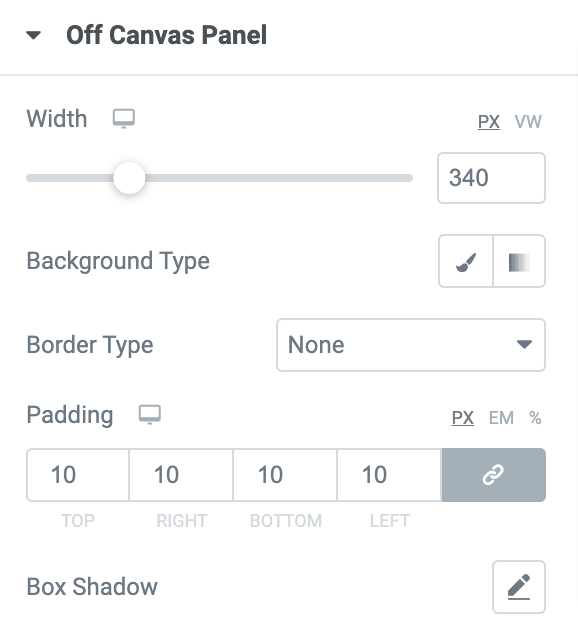 Woo - Off Canvas Cart Widget Overview- PowerPack Addons for Elementor